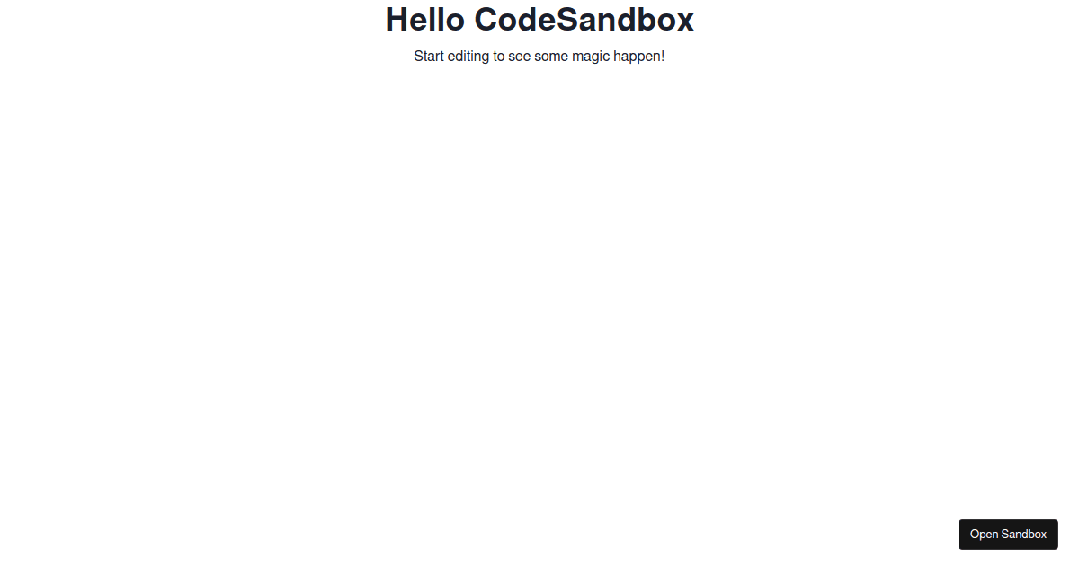 chakra-ui-sandbox - Codesandbox