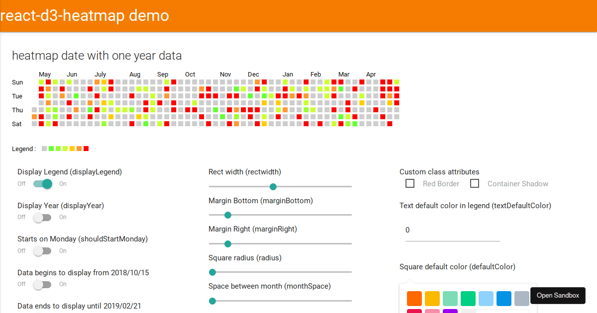 react-d3-heatmap-demo - Codesandbox