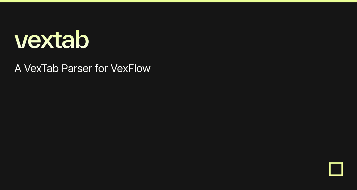 vextab - Codesandbox