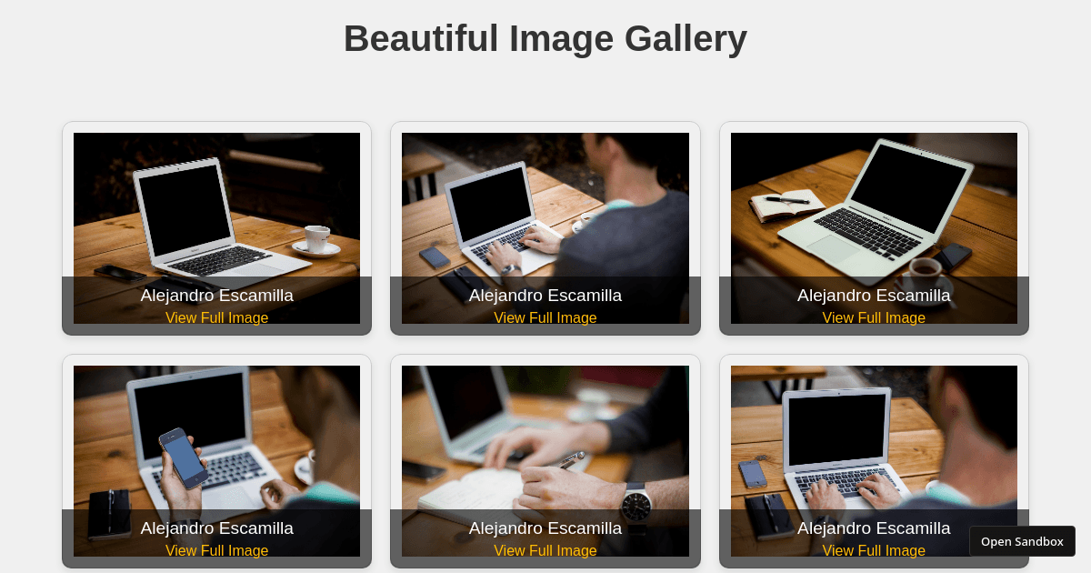 JSA-API-Picsum - Codesandbox