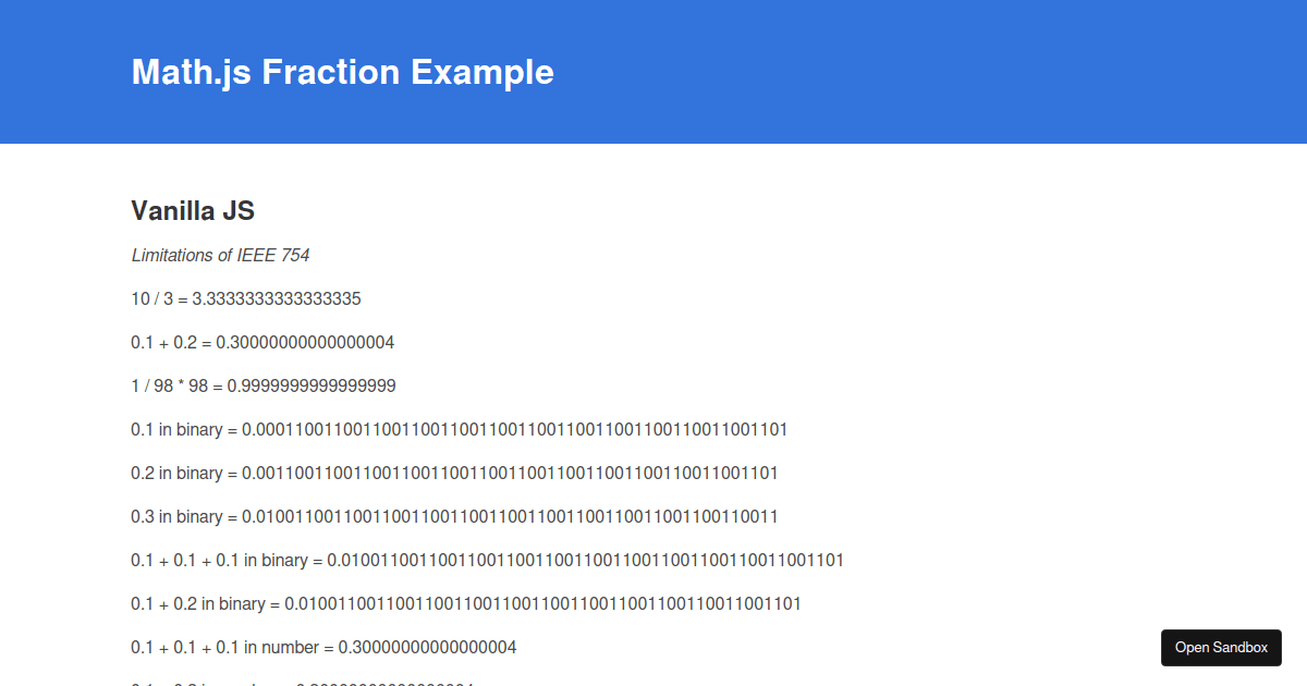 mathjs-example (forked) - Codesandbox