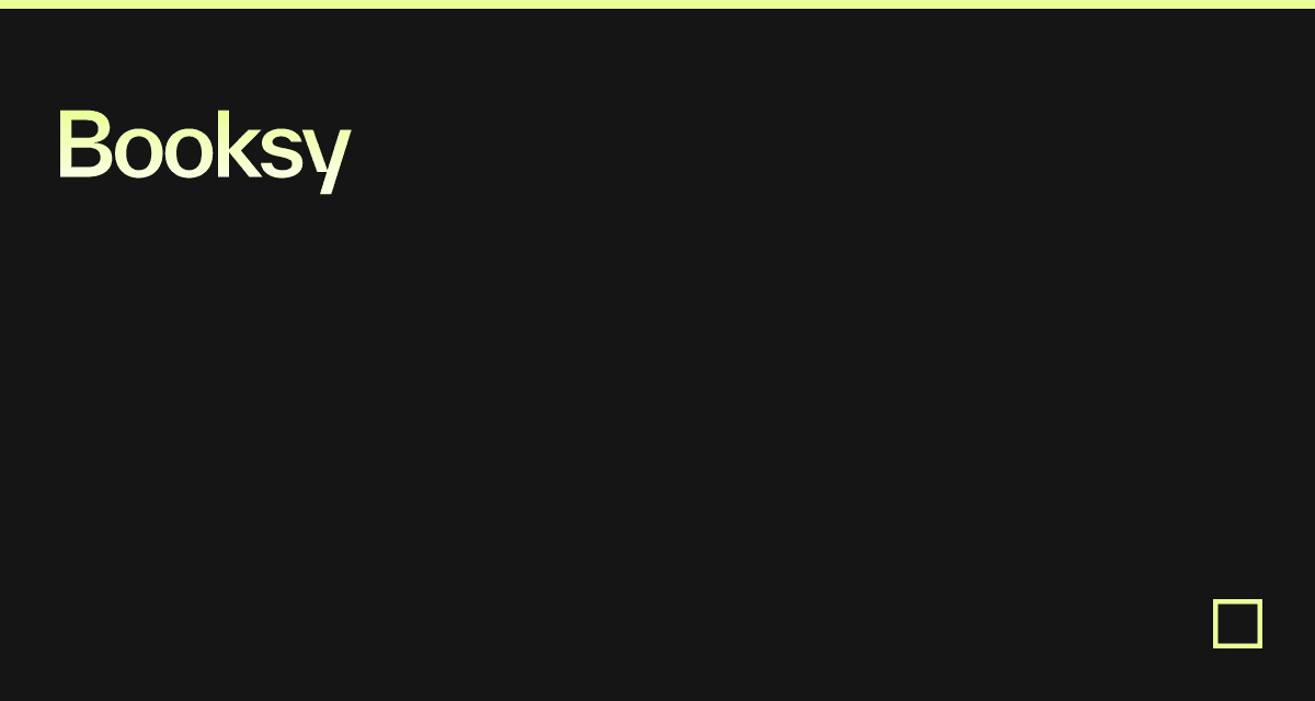 Booksy - Codesandbox