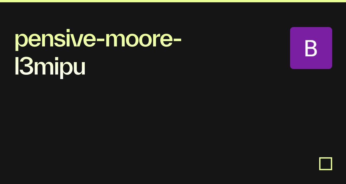 pensive-moore-l3mipu - Codesandbox