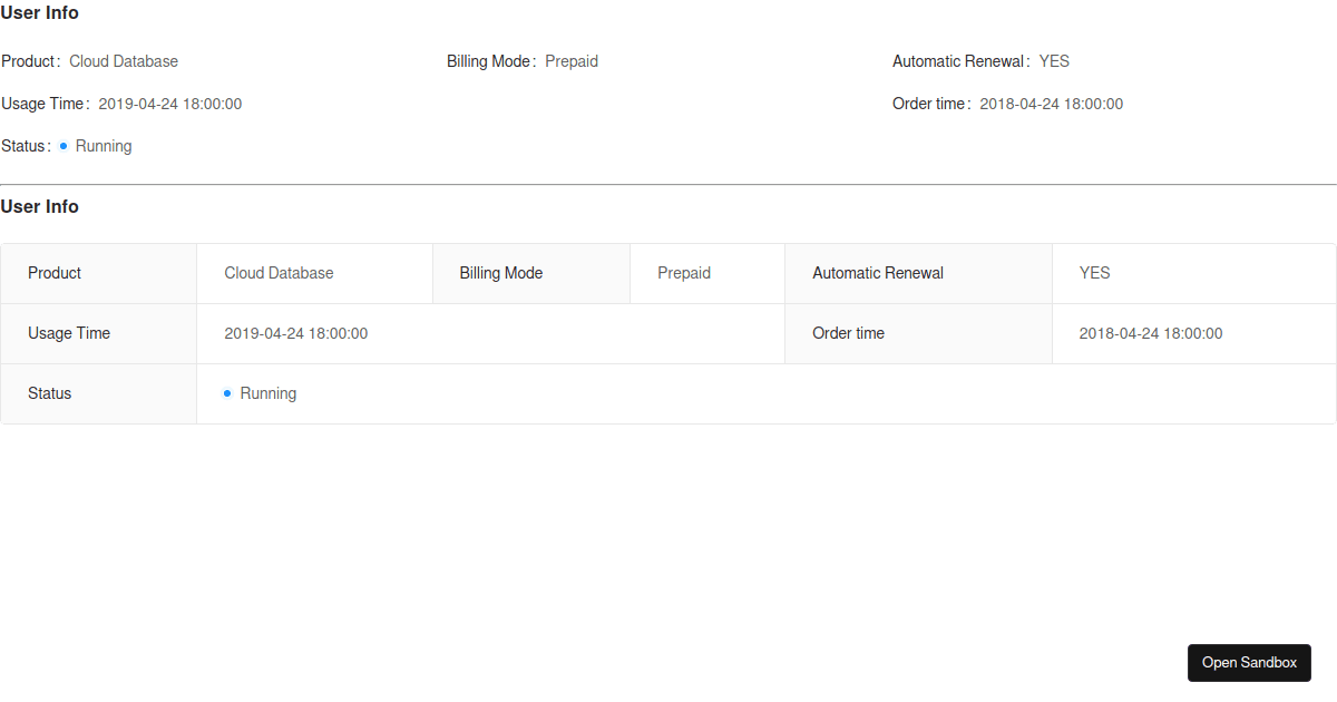 Vue Antd Template - Codesandbox