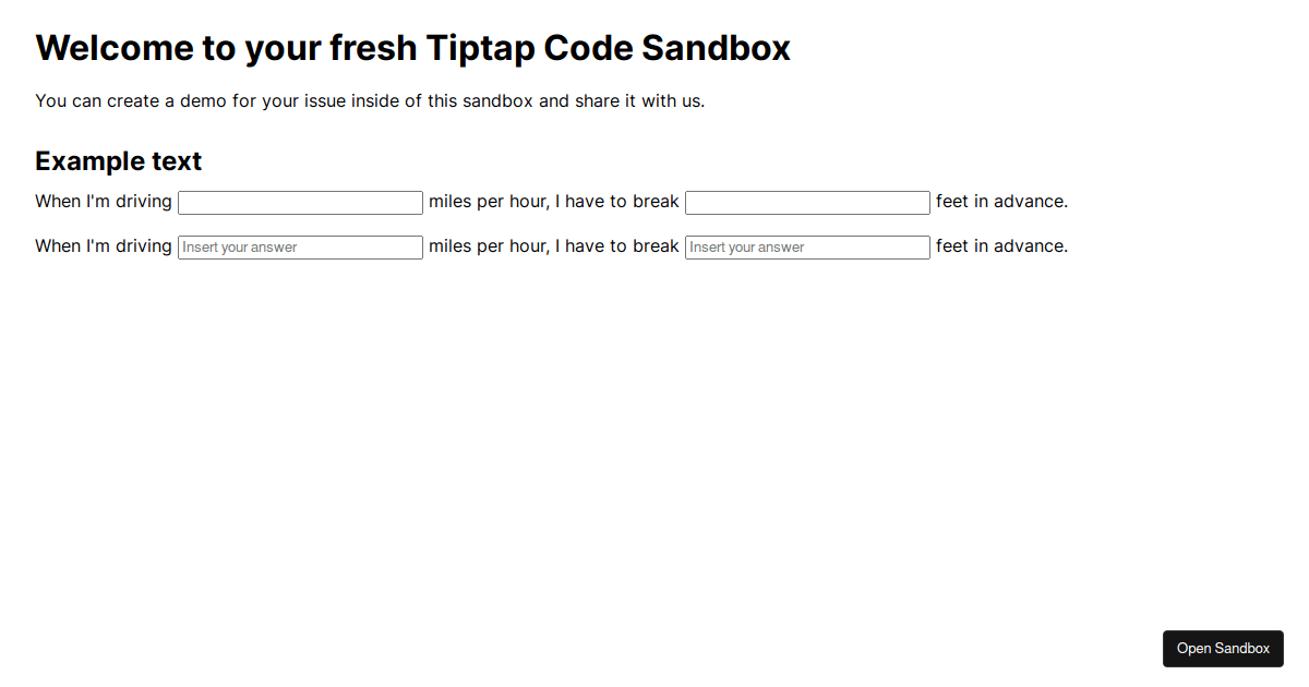 tiptap-input-elements - Codesandbox tiptap-input-elements - Codesandbox
