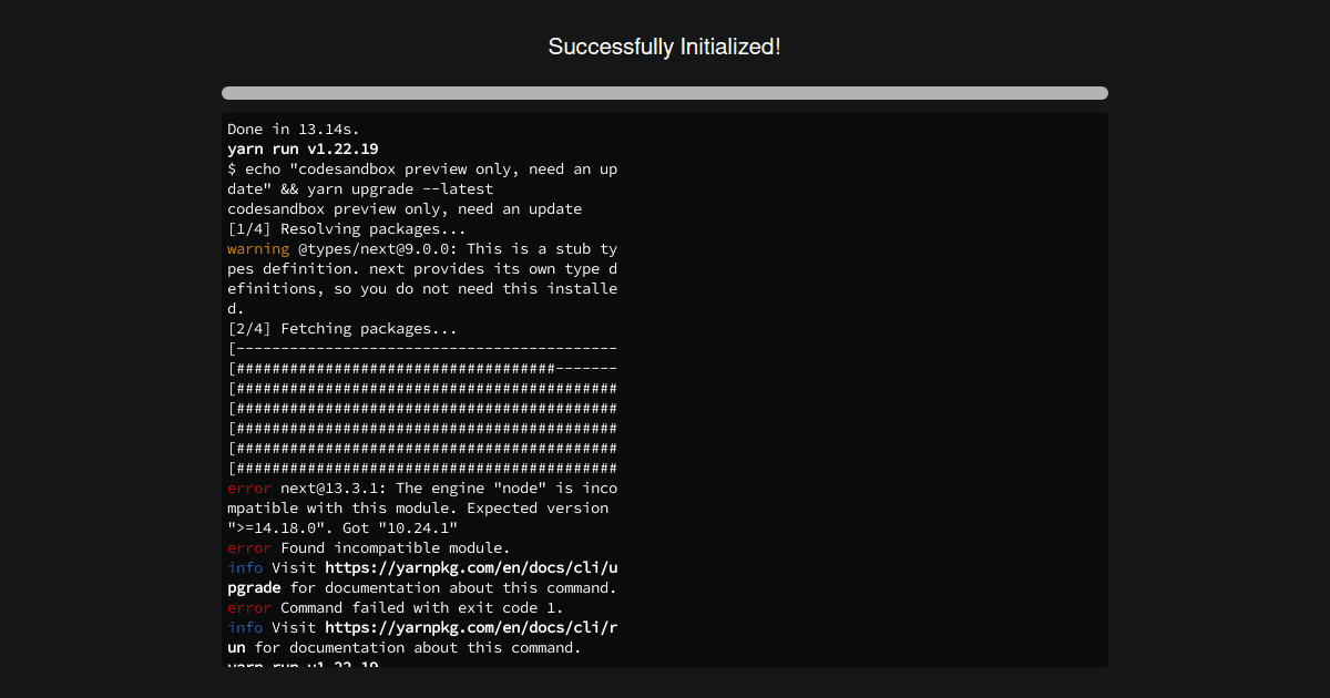 SSR - Register-ui - Codesandbox