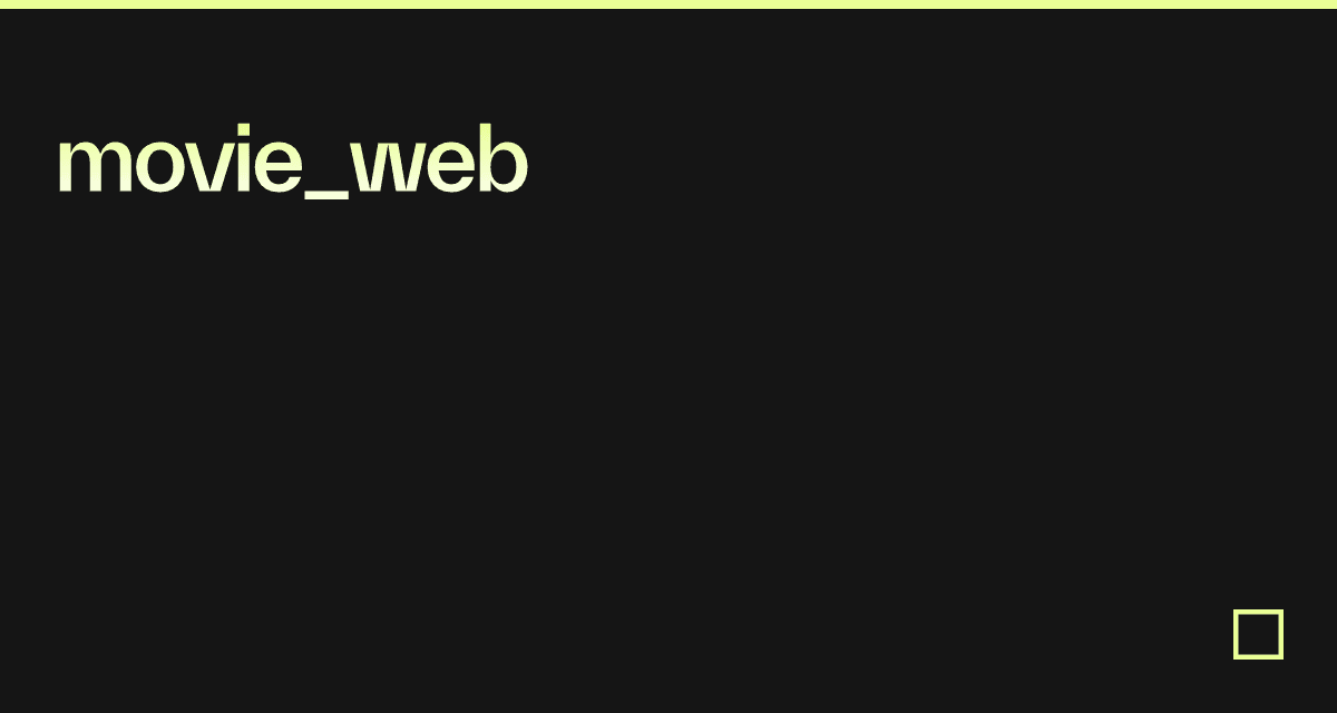 movie_web - Codesandbox