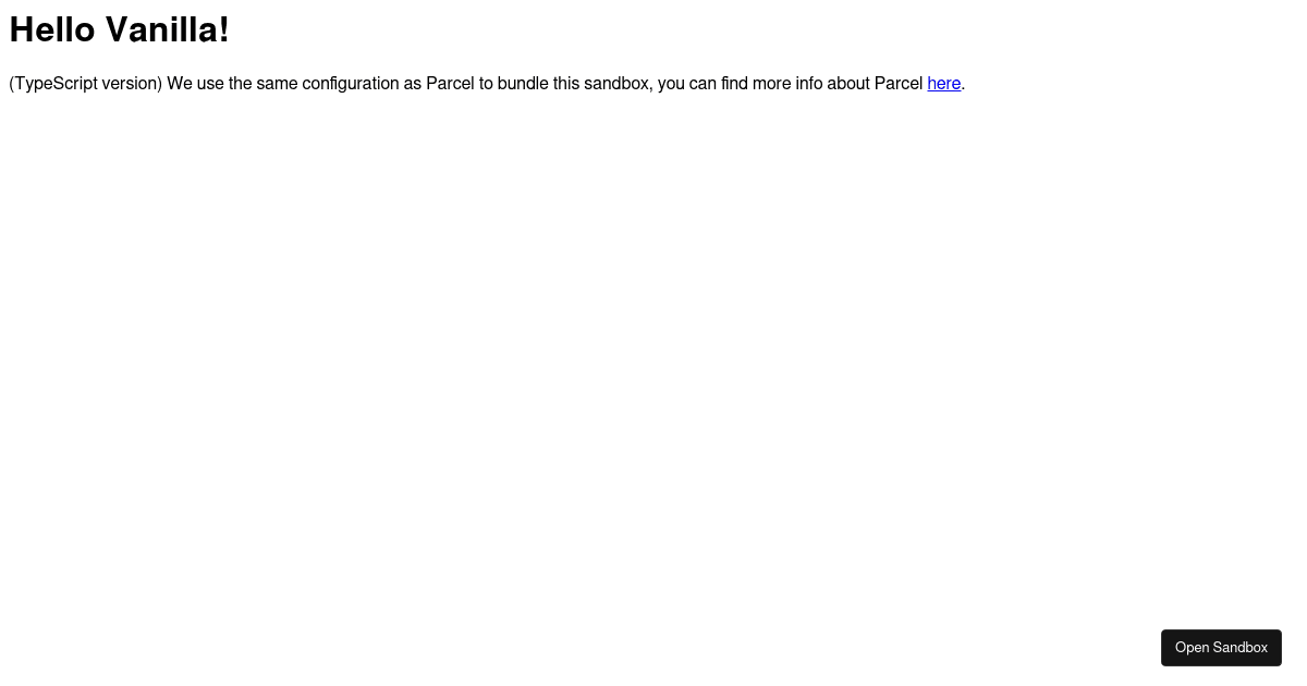 vanilla-typescript - Codesandbox