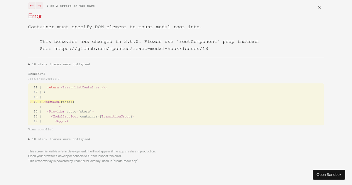 react-modal-hook-demo - Codesandbox