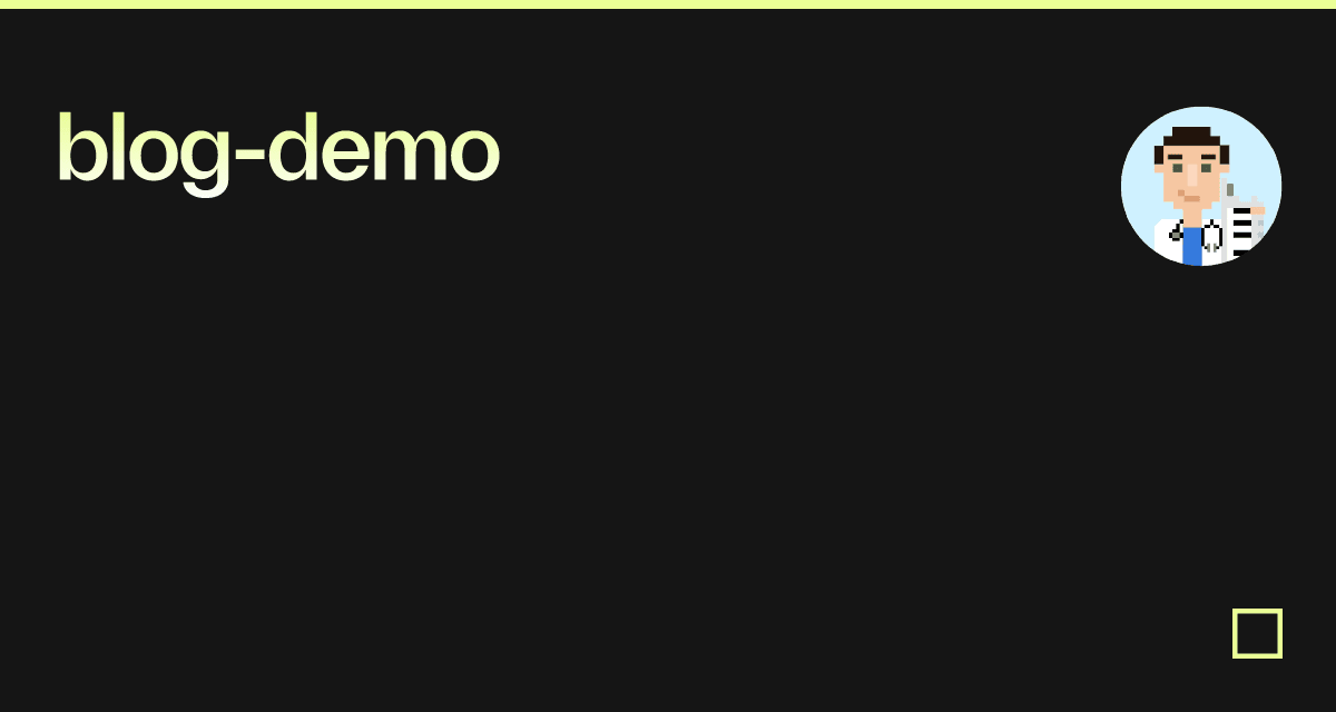 blog-demo - Codesandbox