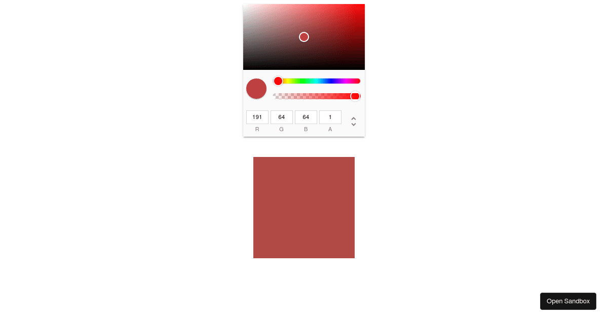 dino-color-picker-react (forked) - Codesandbox