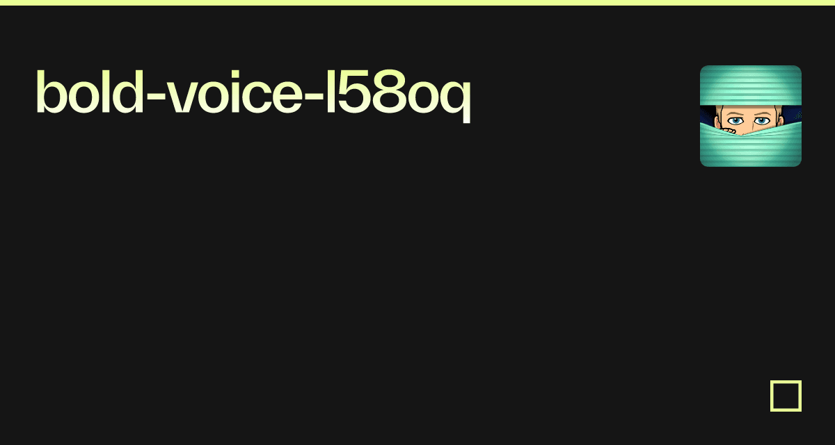 bold-voice-l58oq - Codesandbox