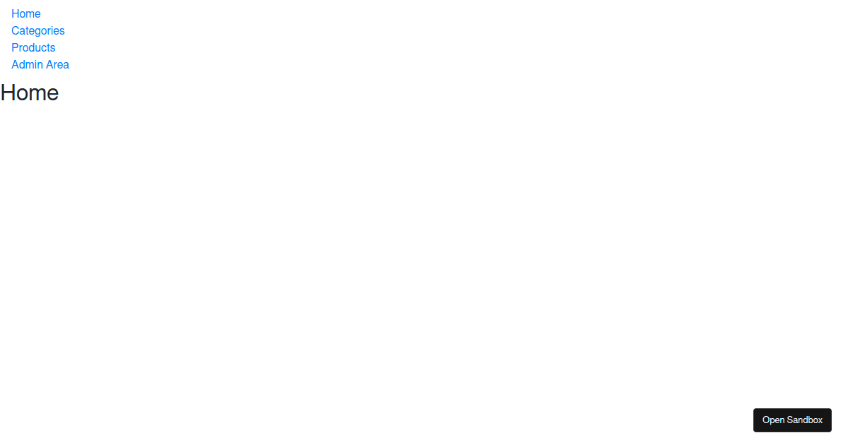 React Router Tutorial Sitepoint Codesandbox