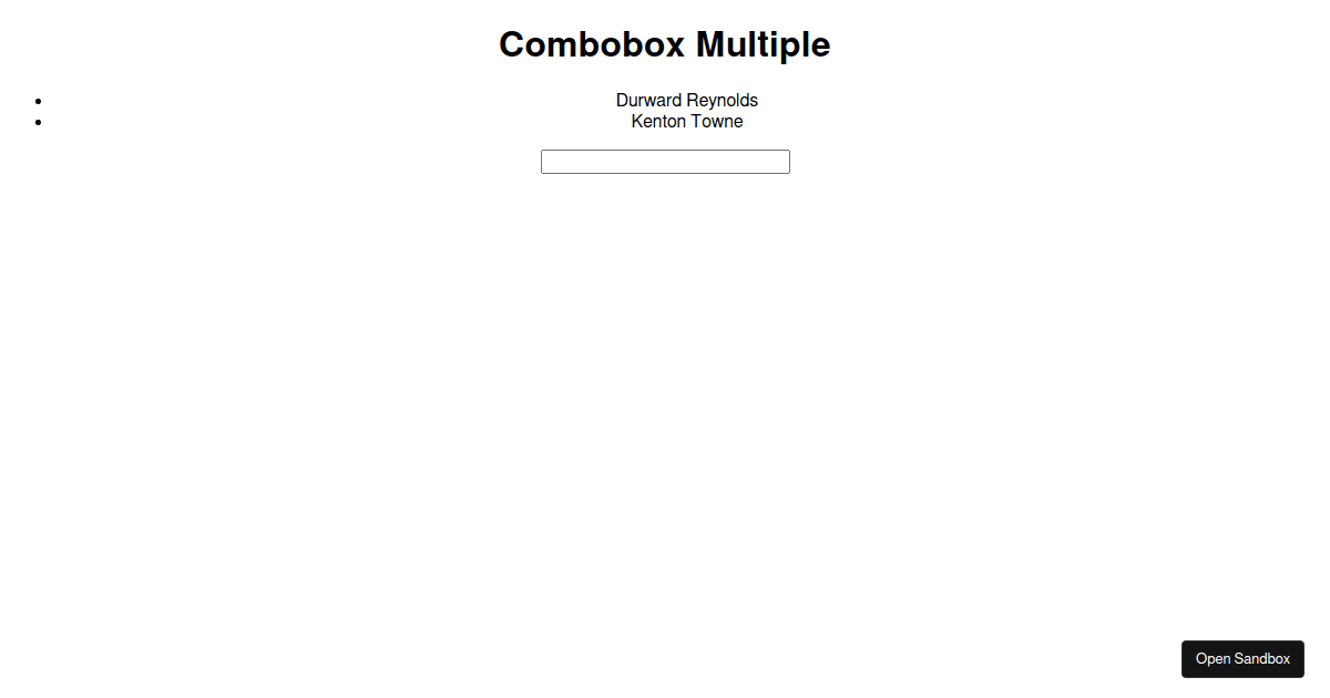 combobox-multiple - Codesandbox