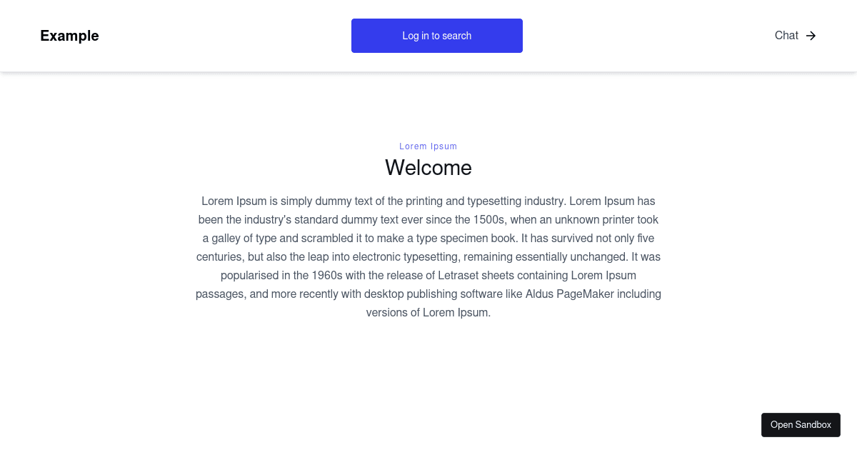 search-chat-unified - Codesandbox