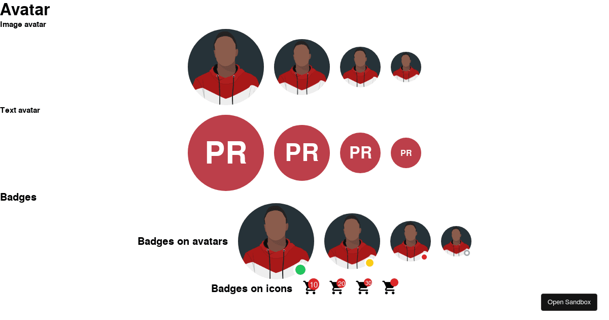 avatar-badge - Codesandbox