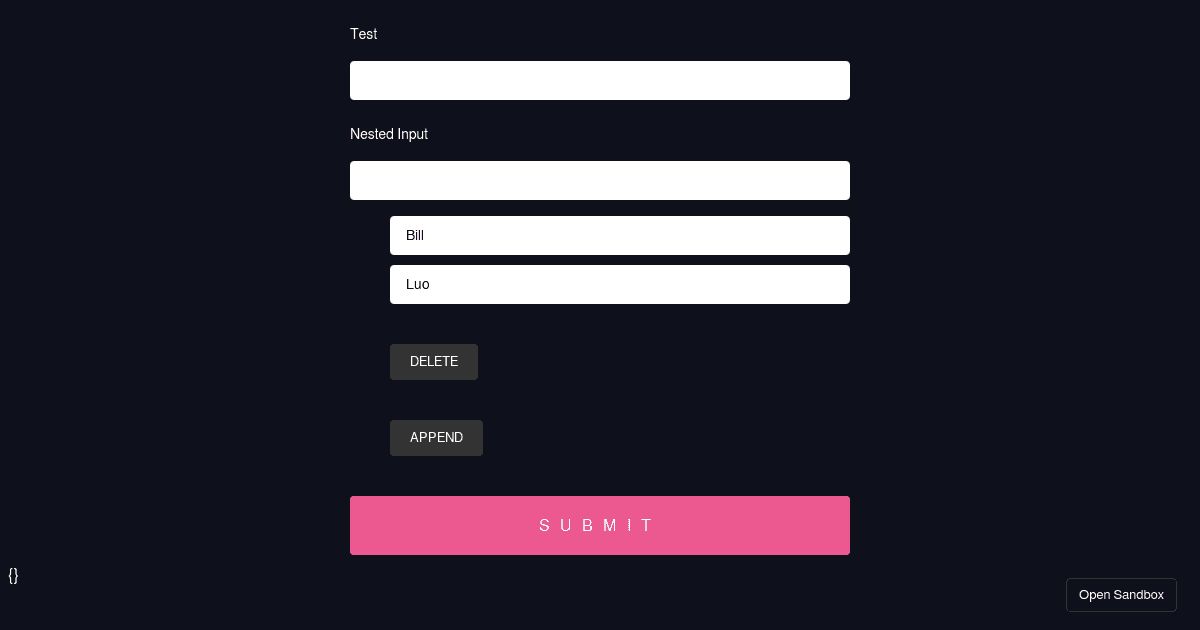 React Hook Form - V7 - Form Context (forked) - Codesandbox