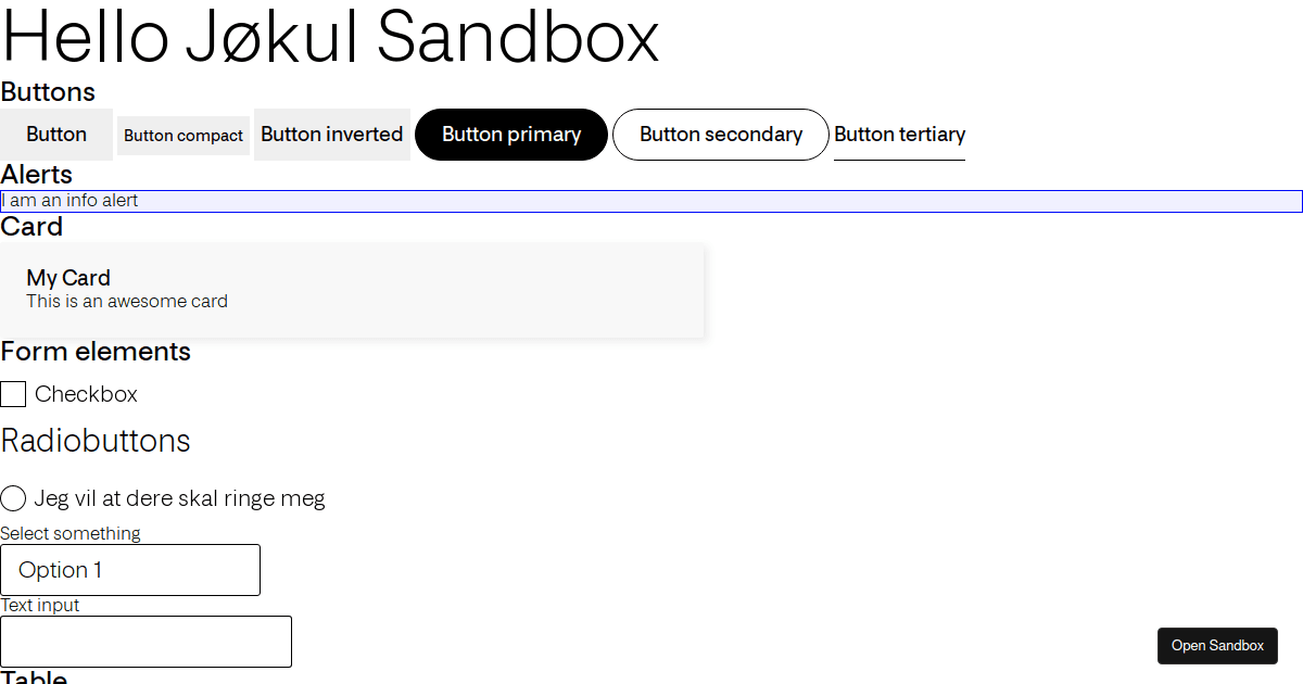 semantic html workshop - Fremtind - Codesandbox