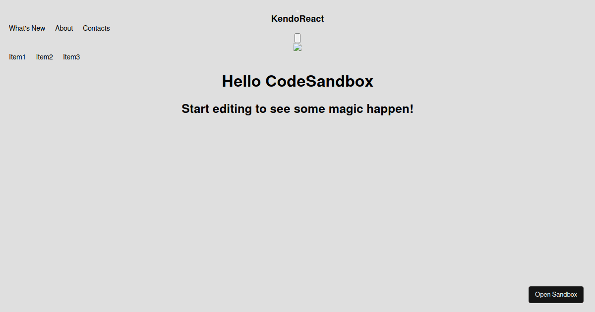 My Test React App Codesandbox