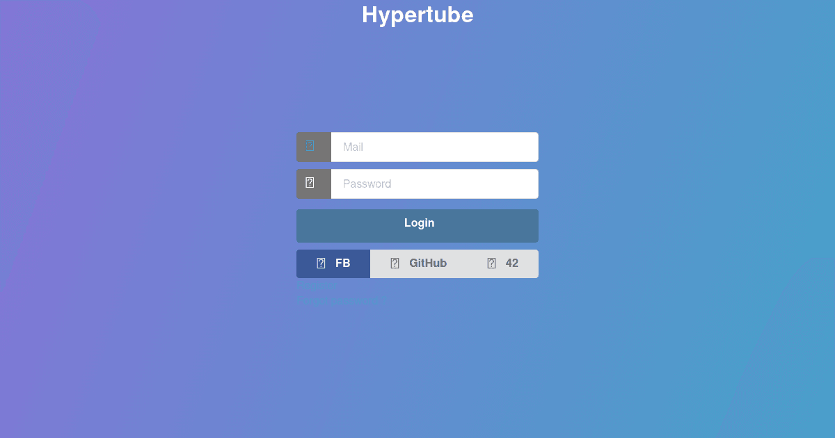 hypertube - Codesandbox