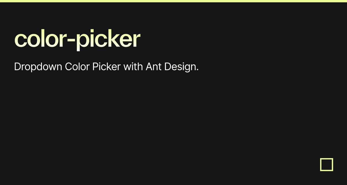 color-picker - Codesandbox