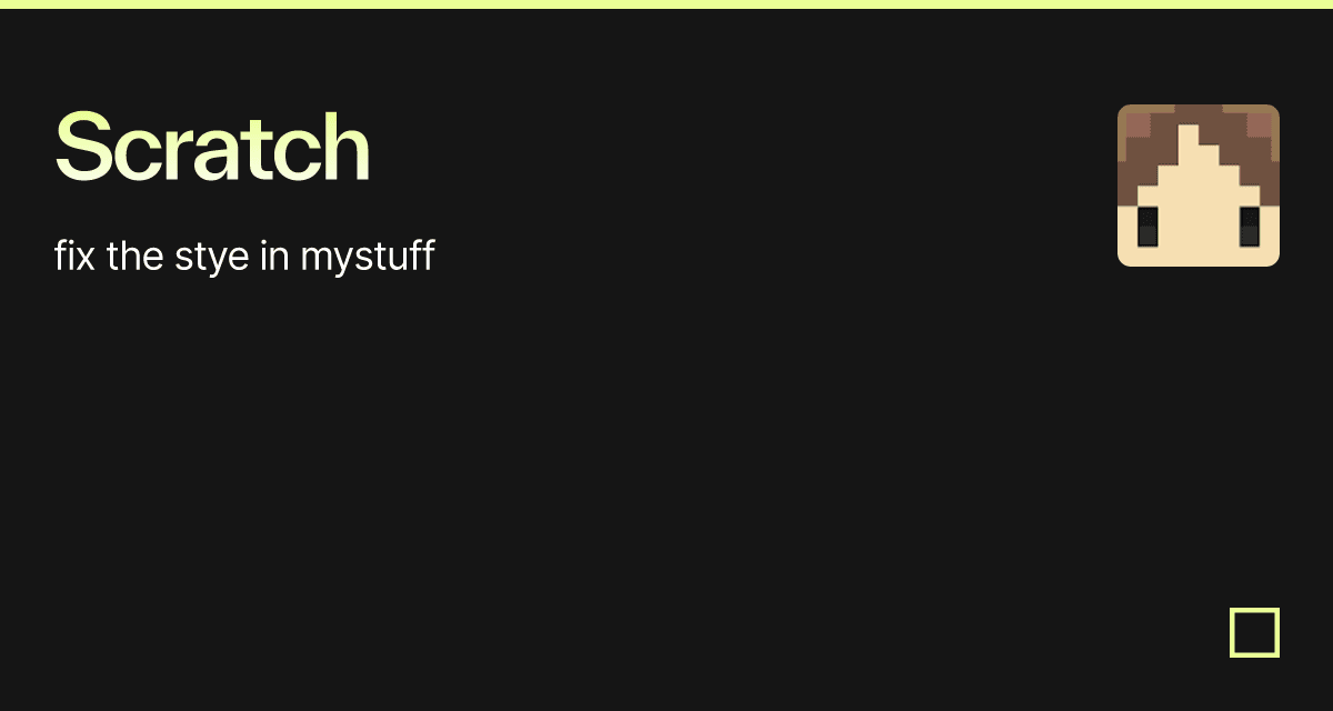 Scratch Codesandbox