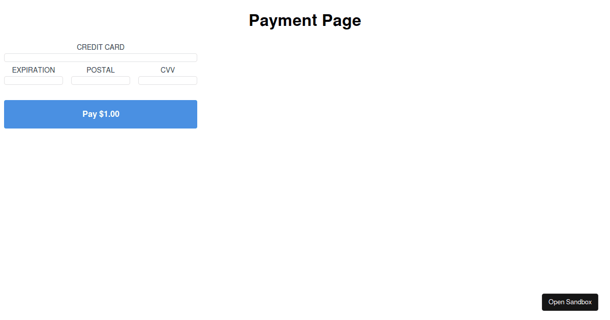 react-square-payment-form-starter - Codesandbox