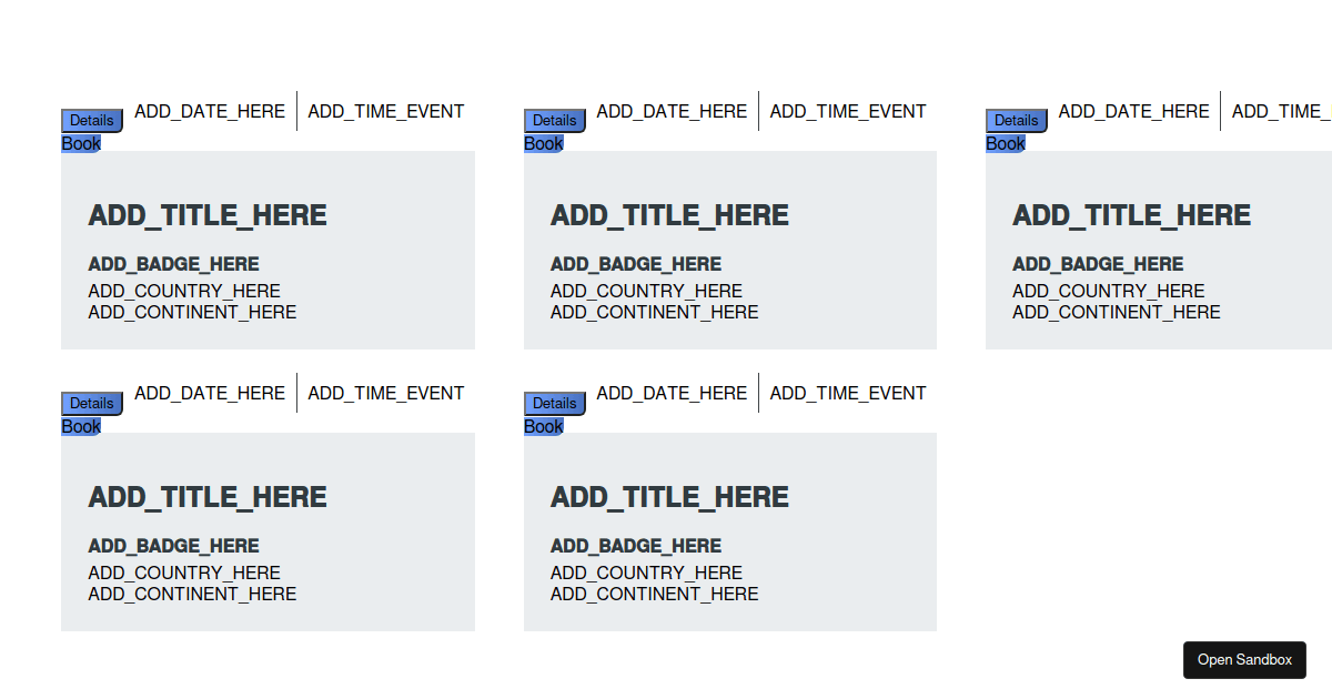 Git-Event-Card - Codesandbox