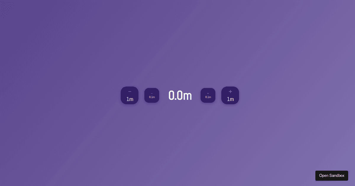 React Counter Functional Component Add Subtract Float Integer Codesandbox