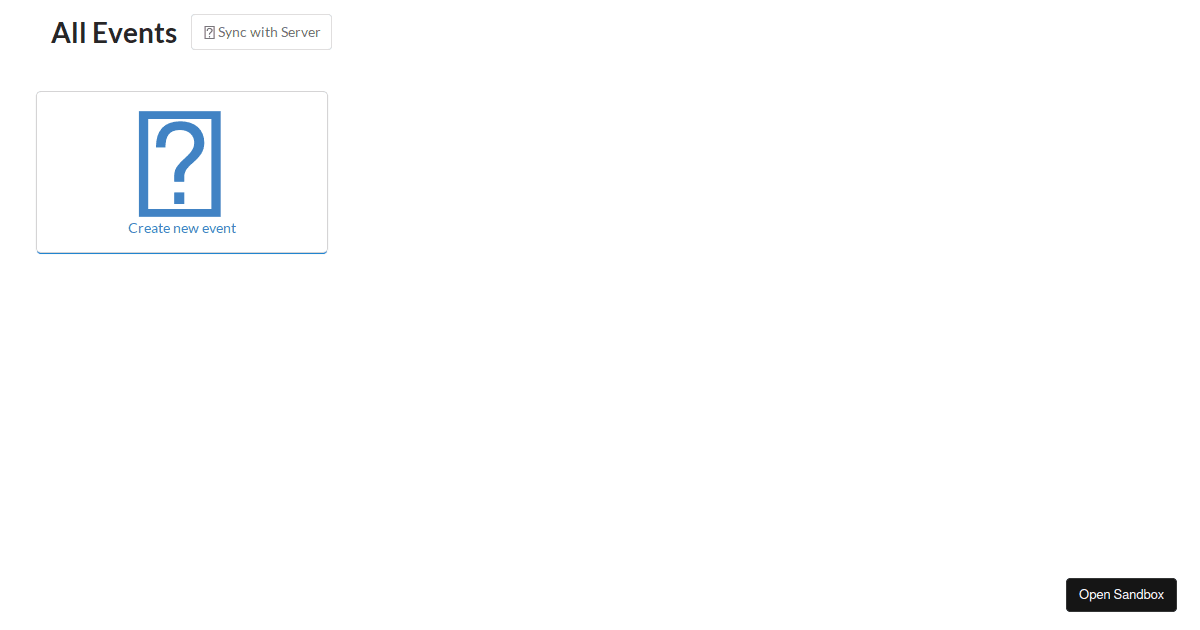 Aws Mobile Appsync Events Starter React Codesandbox