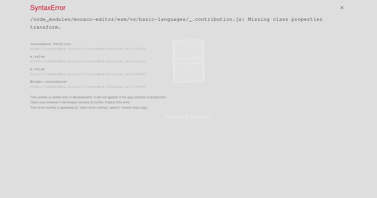 Monaco - Codesandbox
