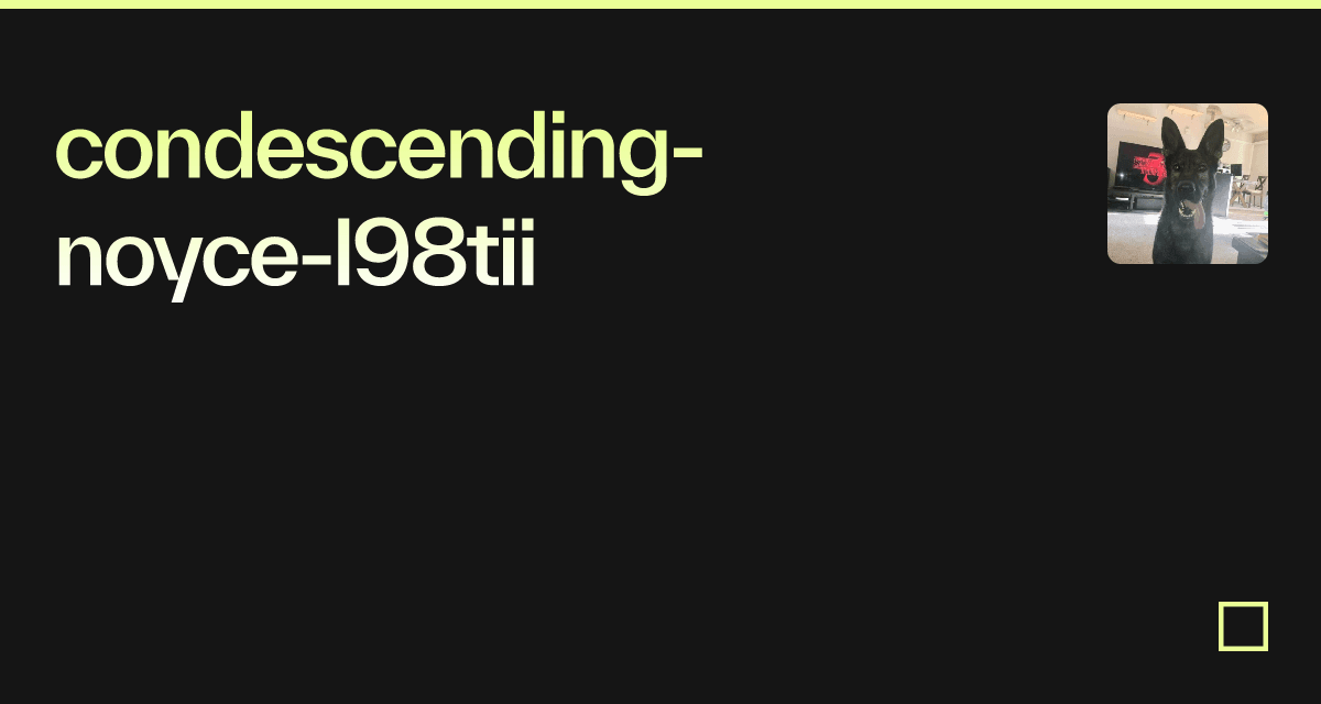 condescending-noyce-l98tii - Codesandbox