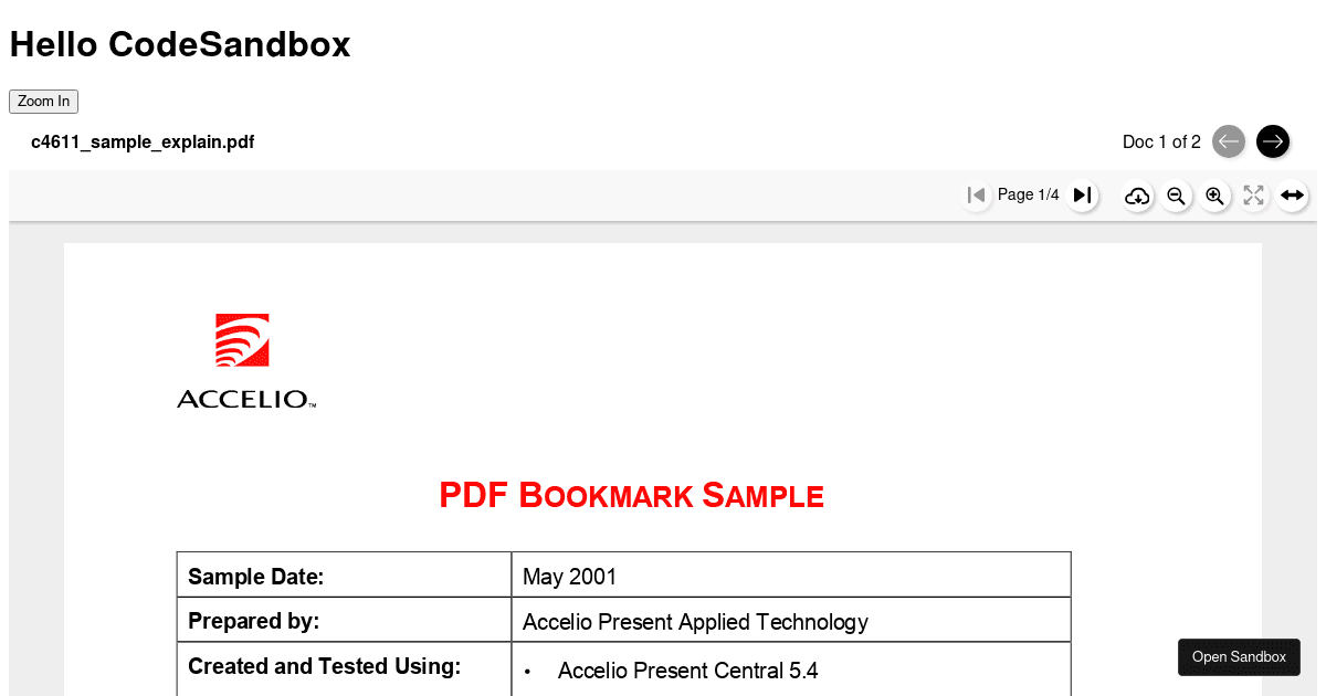 React Doc Viewer Forked Codesandbox
