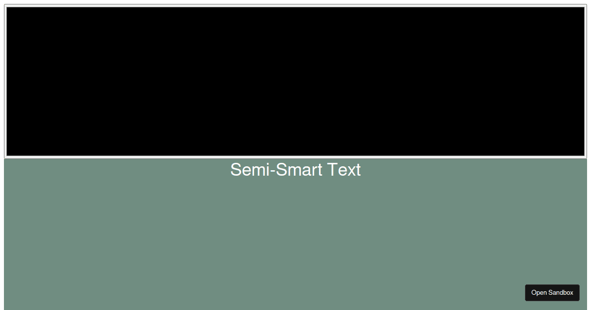 smart-text - Codesandbox