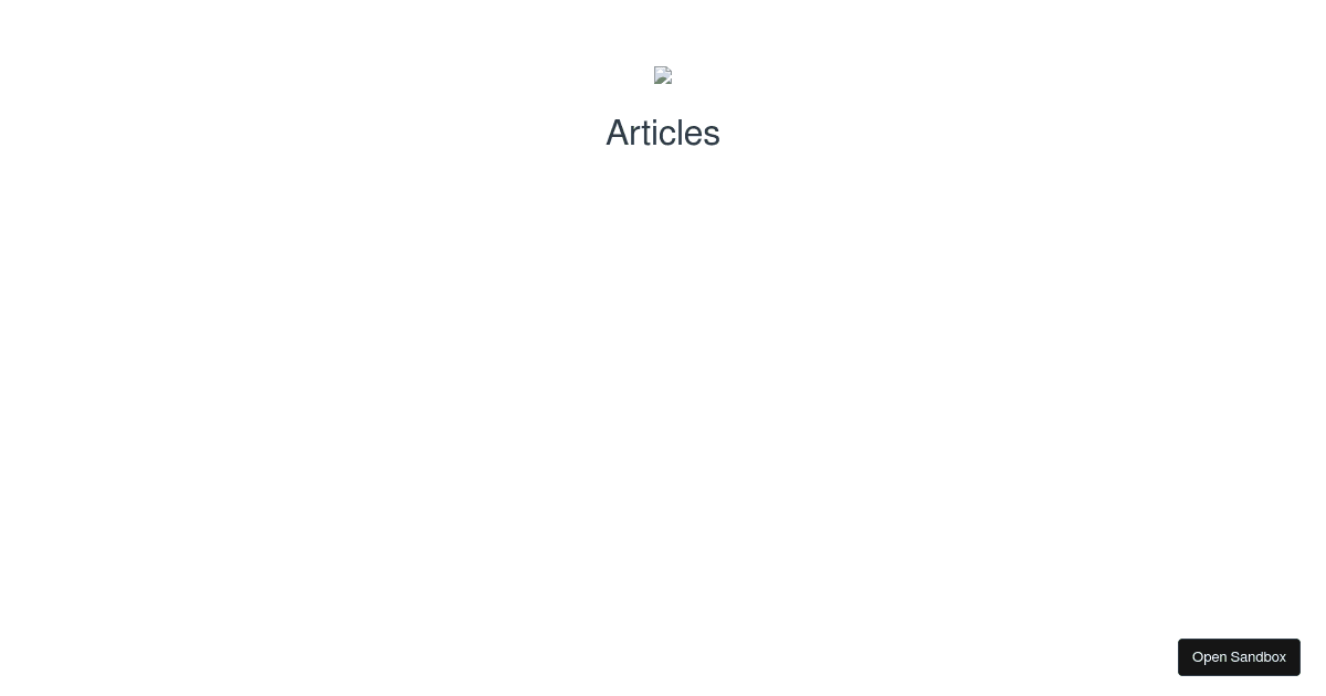 Vuejs With Blogspot Api Codesandbox