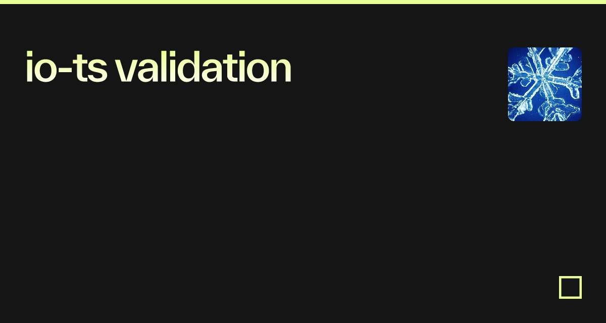 io-ts validation - Codesandbox