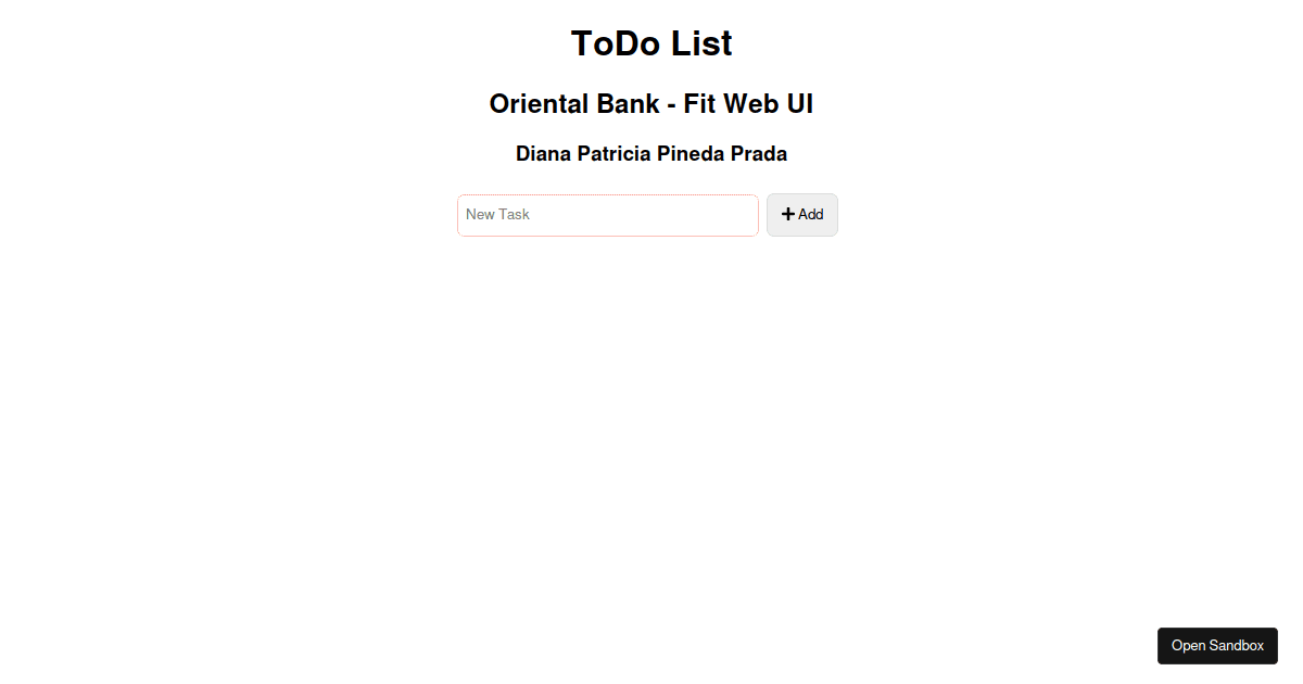 todolist - Codesandbox