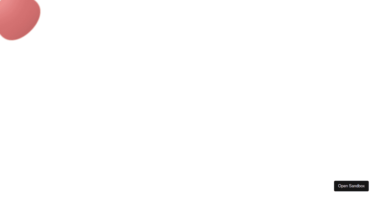 use-spring Goo Blobs animation - Codesandbox