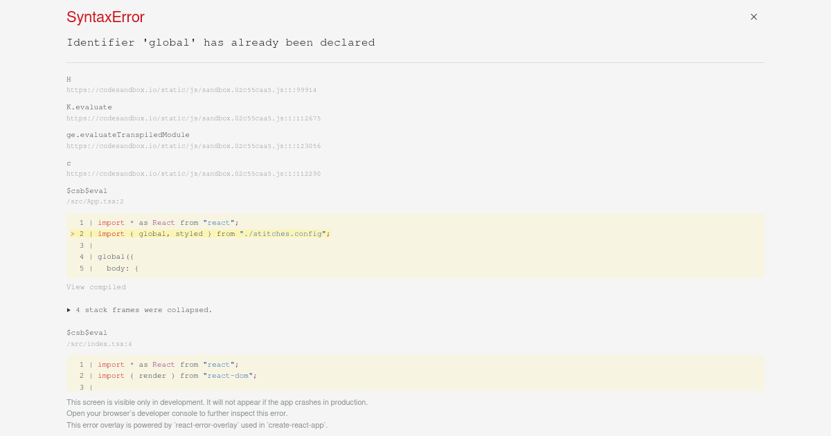 template - Codesandbox