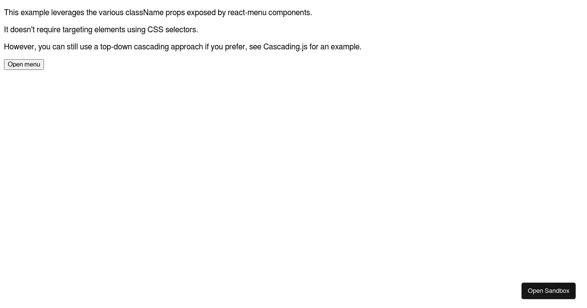 react-menu-styled-jsx - Codesandbox