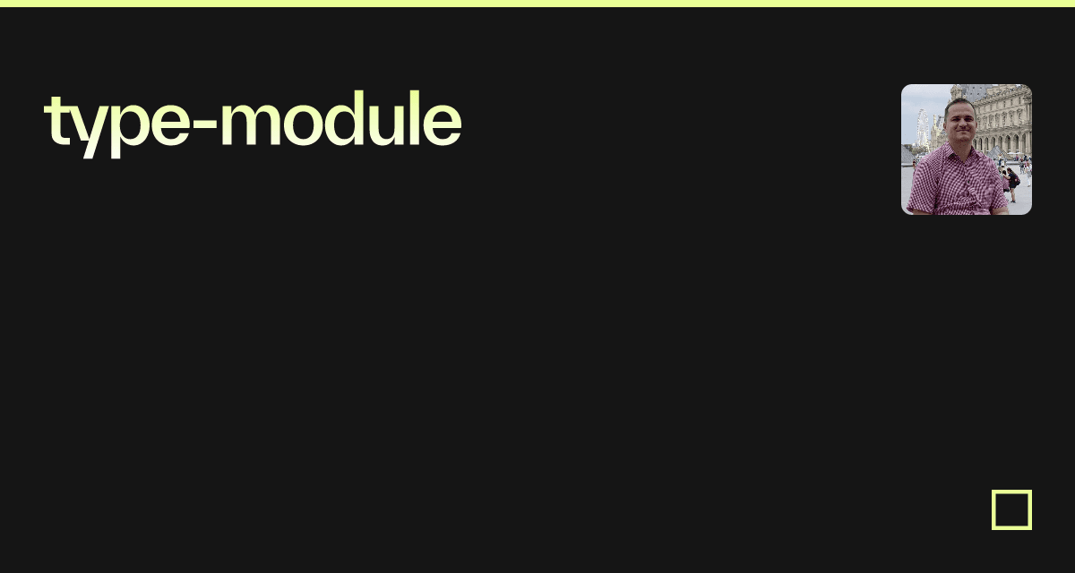 type-module - Codesandbox