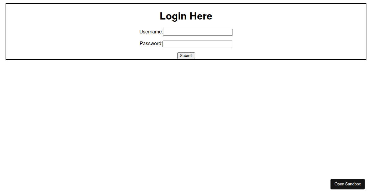 sample-login-ui - Codesandbox