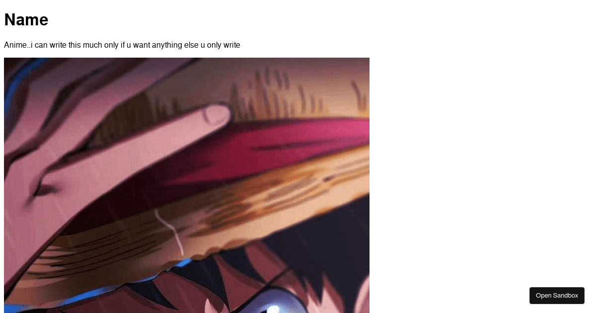 component (forked) - Codesandbox