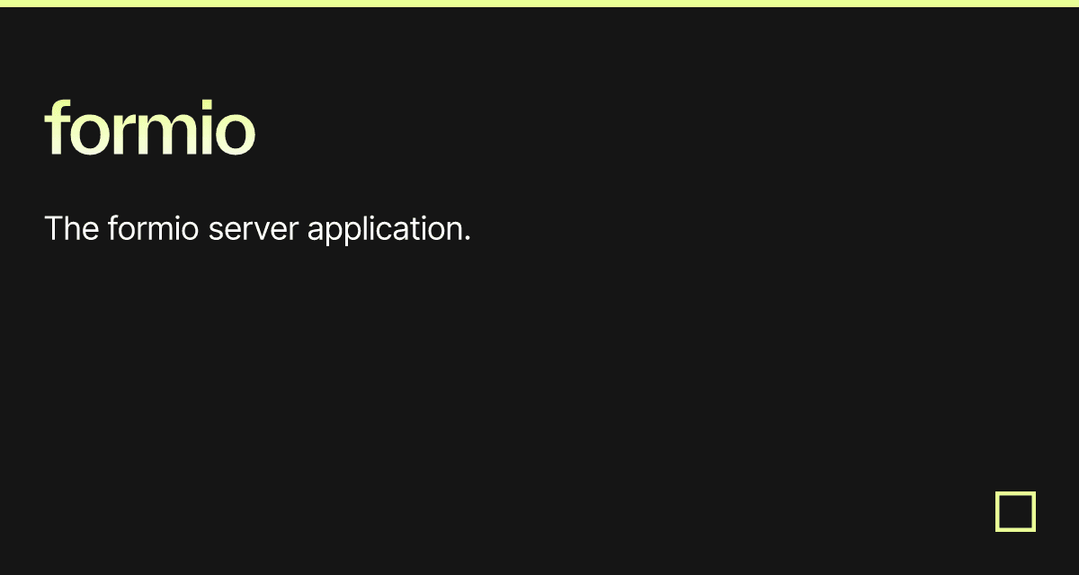 formio - Codesandbox