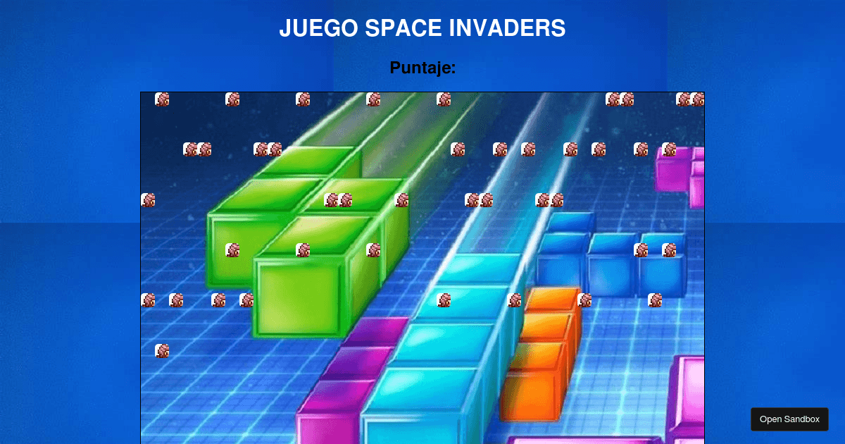 GAME SPACE INVADERS MELISA - Codesandbox