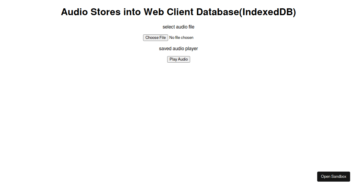 indexedDB-with-dexiejs-react - Codesandbox