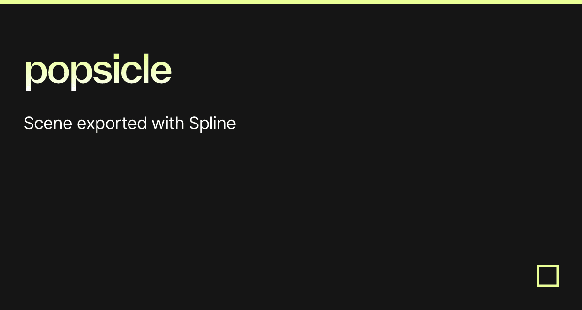 popsicle - Codesandbox