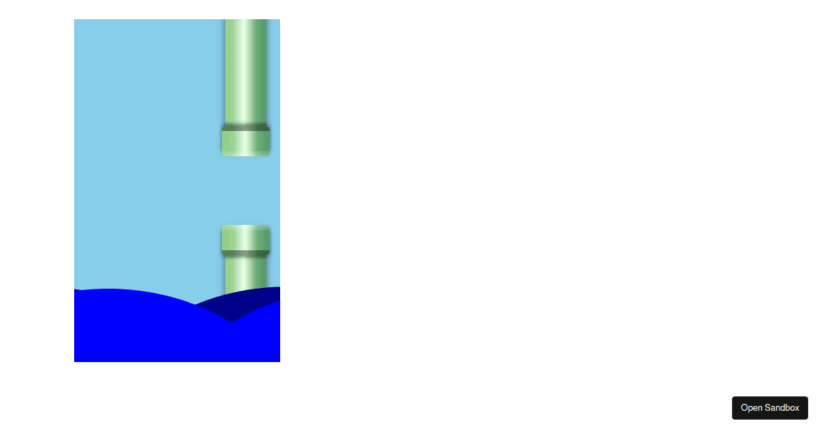 Flappy Bird - Pipe - Codesandbox