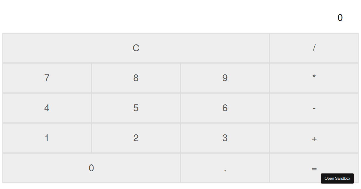 React Simple Calculator - Codesandbox React Simple Calculator - Codesandbox