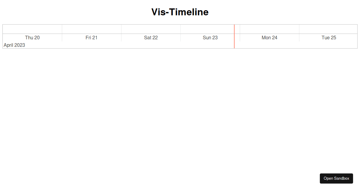 vis-timeline - Codesandbox